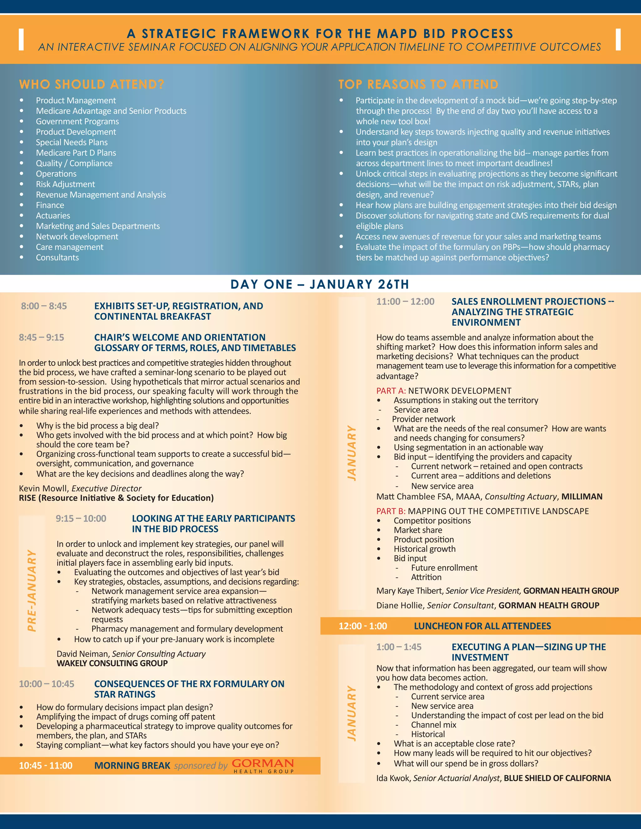 A STRATEGIC FRAMEWORK FOR THE MAPD BID PROCESS | PDF