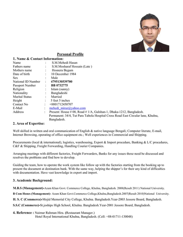 Update Mehedi CV New | PDF