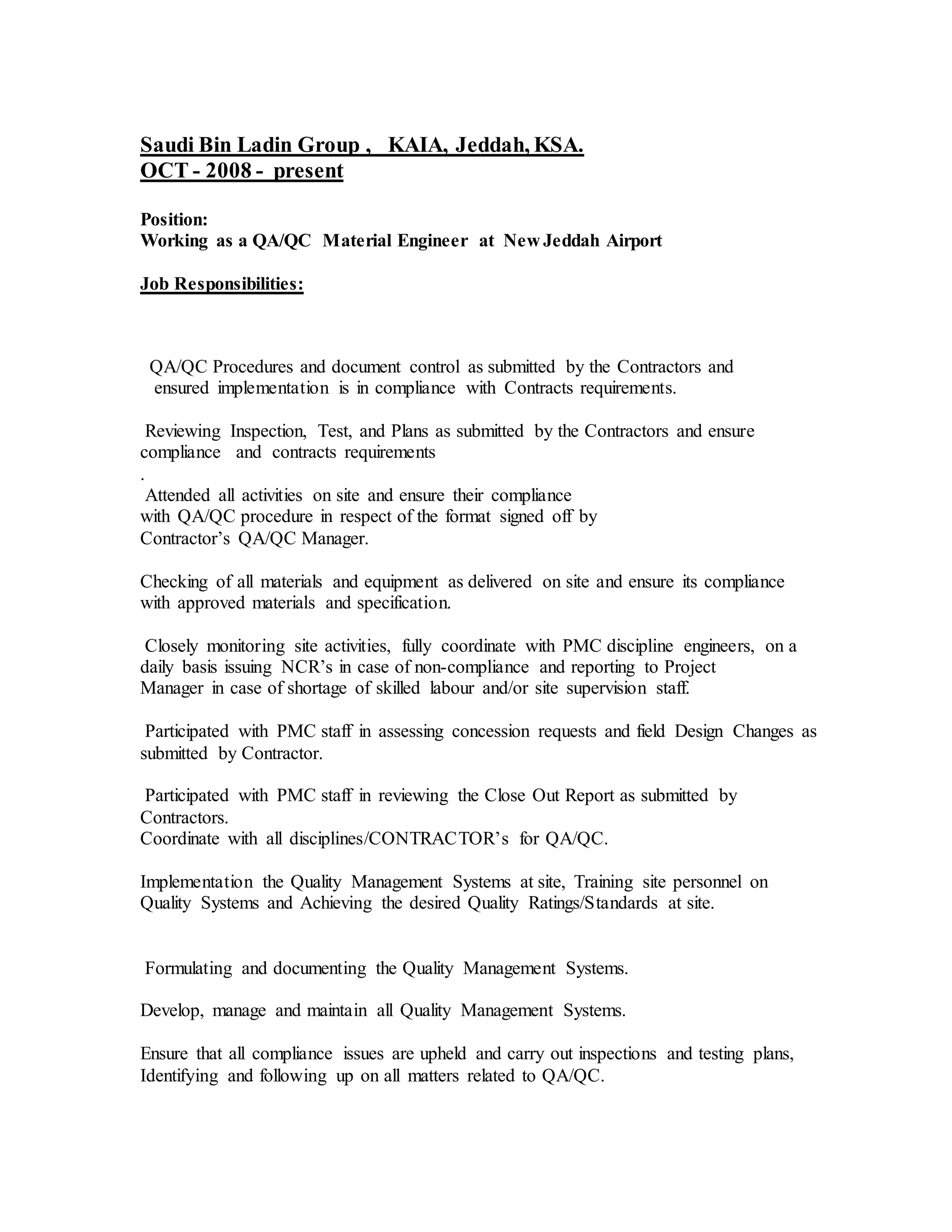 Mohammed Naveed Uddin Cv Pdf