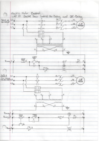 Motor Control Wire Diagram 8 | PDF