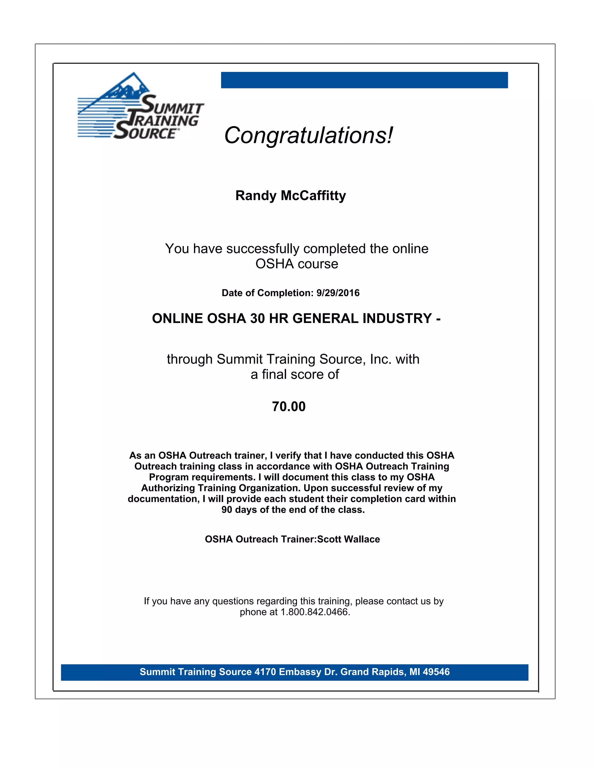 Osha 30 hour | PDF