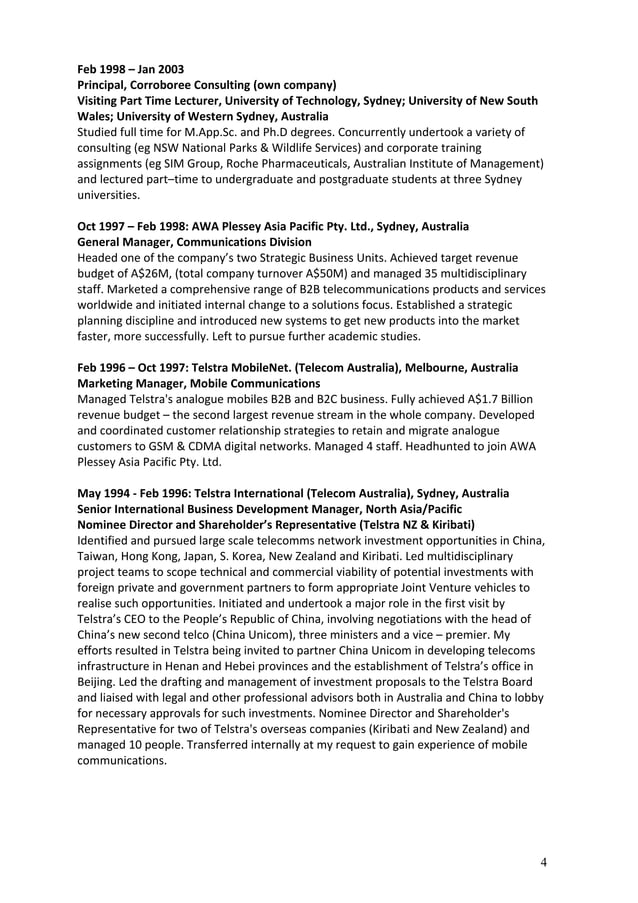 Nigel Hardiman_Master CV | DOC