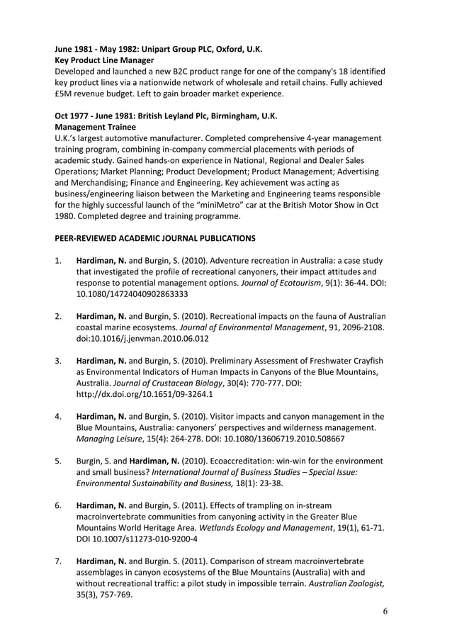 Nigel Hardiman_Master CV | DOC