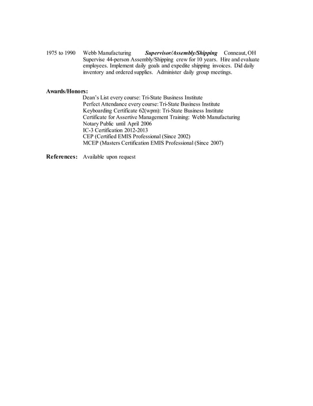 Amy Pogacsnik's Resume | PDF