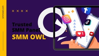 SMM OWL Presentation- Best SMM Panel Services | PPTX