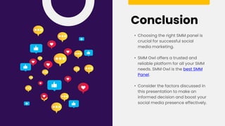 SMM OWL Presentation- Best SMM Panel Services | PPTX
