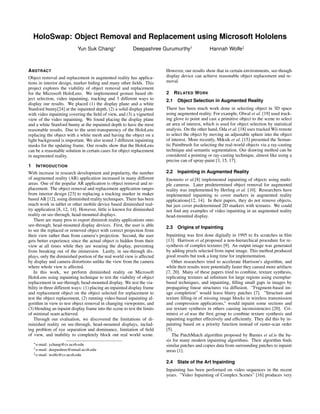 291A_report_Hannah-Deepa-YunSuk | PDF | 3-D Graphics | Computer Software and Applications