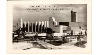 25 Actual Photographs Chicago World's Fair 1933 | PPTX