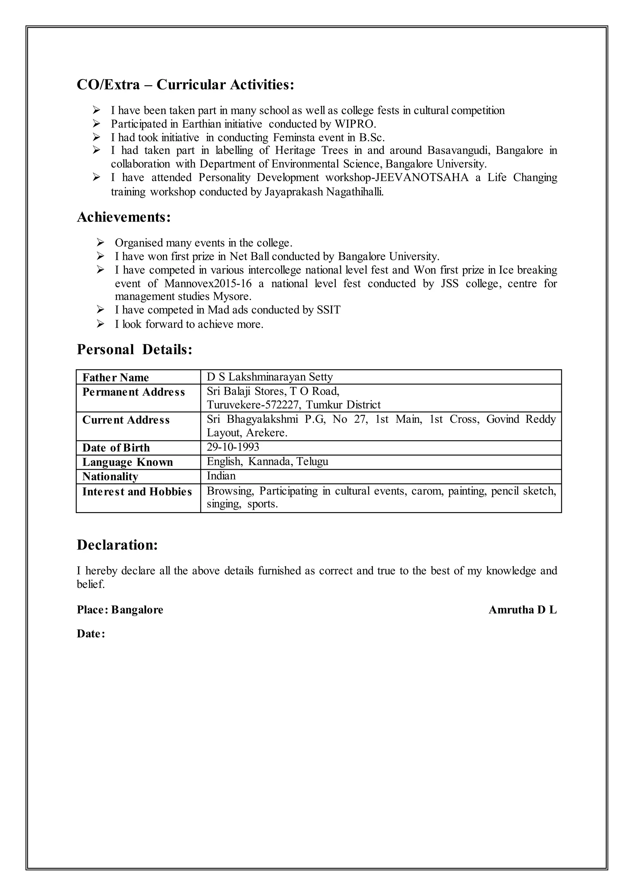 Resume | PDF