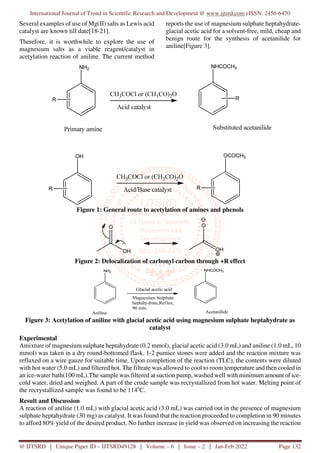 Acetic Anhydride And Aniline