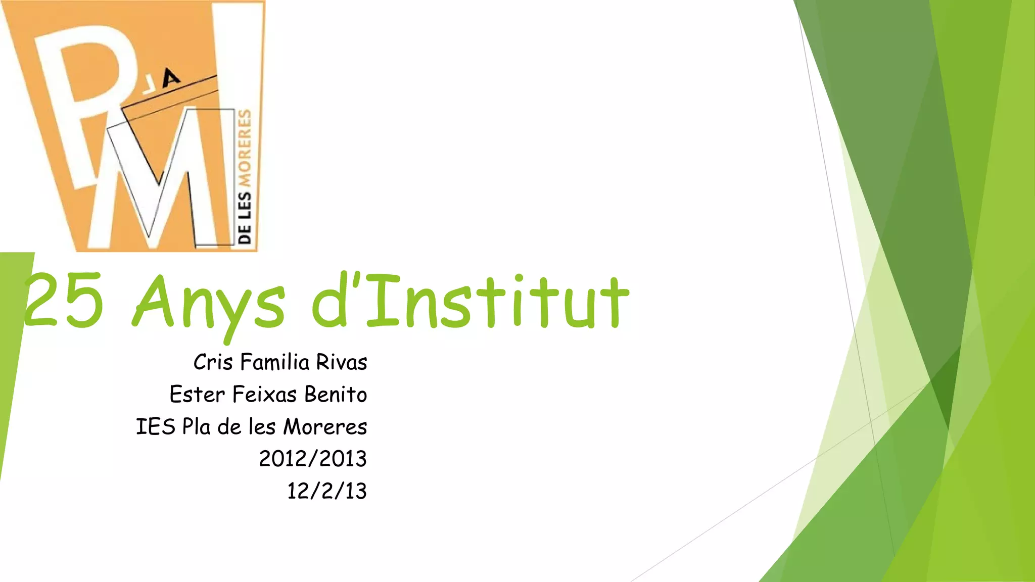 25 anys d’institut | ODP