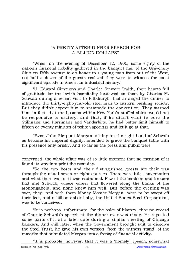 2 5 a_pretty_after_dinner_speech_for_a_billion_dollar | PDF