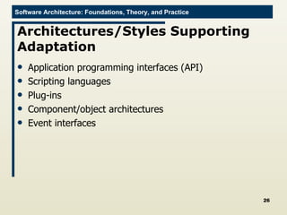 25 architectural adaptation | PPT