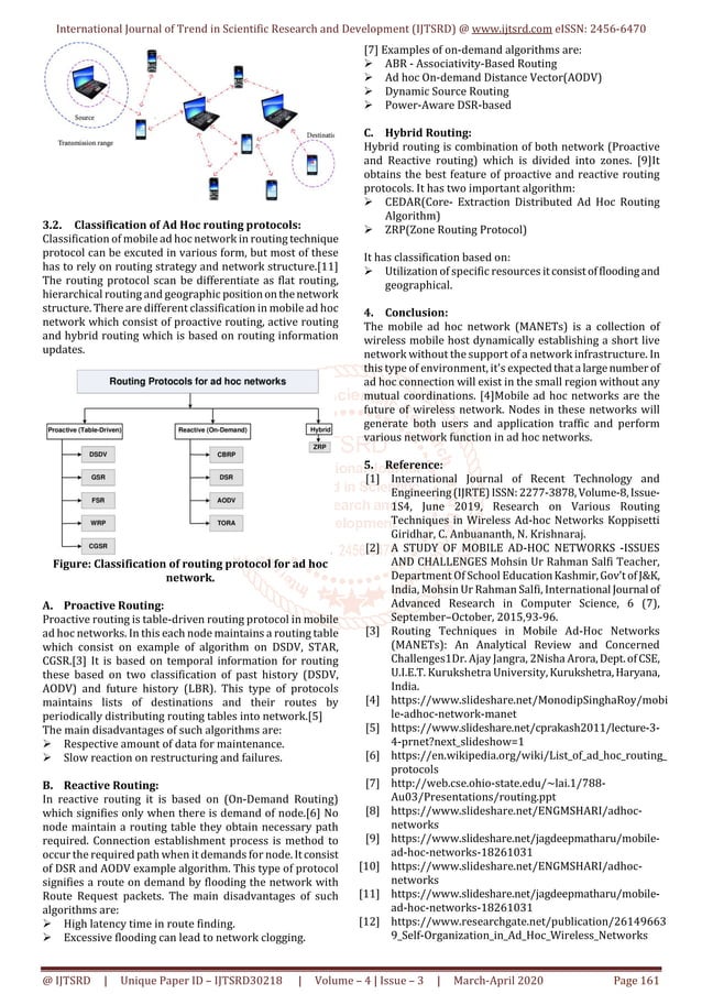 A Study of Various Routing Techniques with Issues and Challenges in Mobile Ad Hoc Network | PDF ...