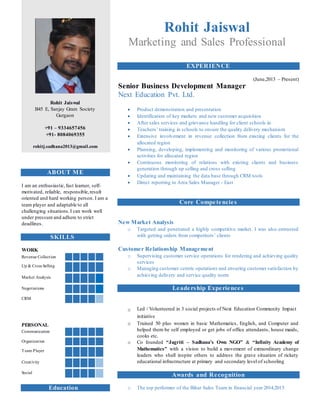 Rohit Jaiswal - New CV | DOCX
