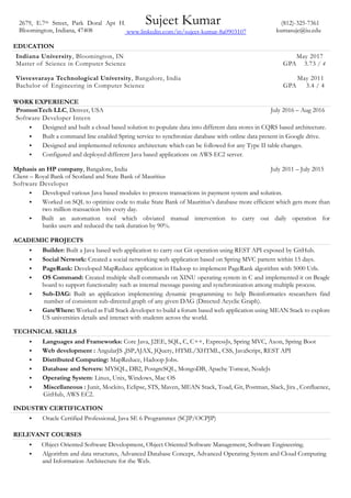 Sujeet__Kumar_Resume | PDF