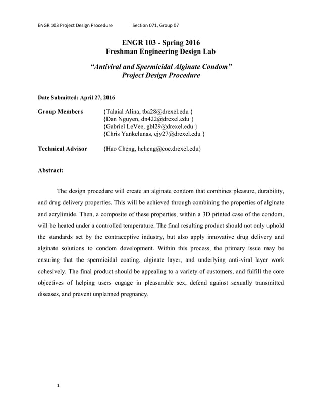 ENGR103_section071_group07_designprocedure | PDF