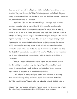 Alfred the Great Paper | DOCX