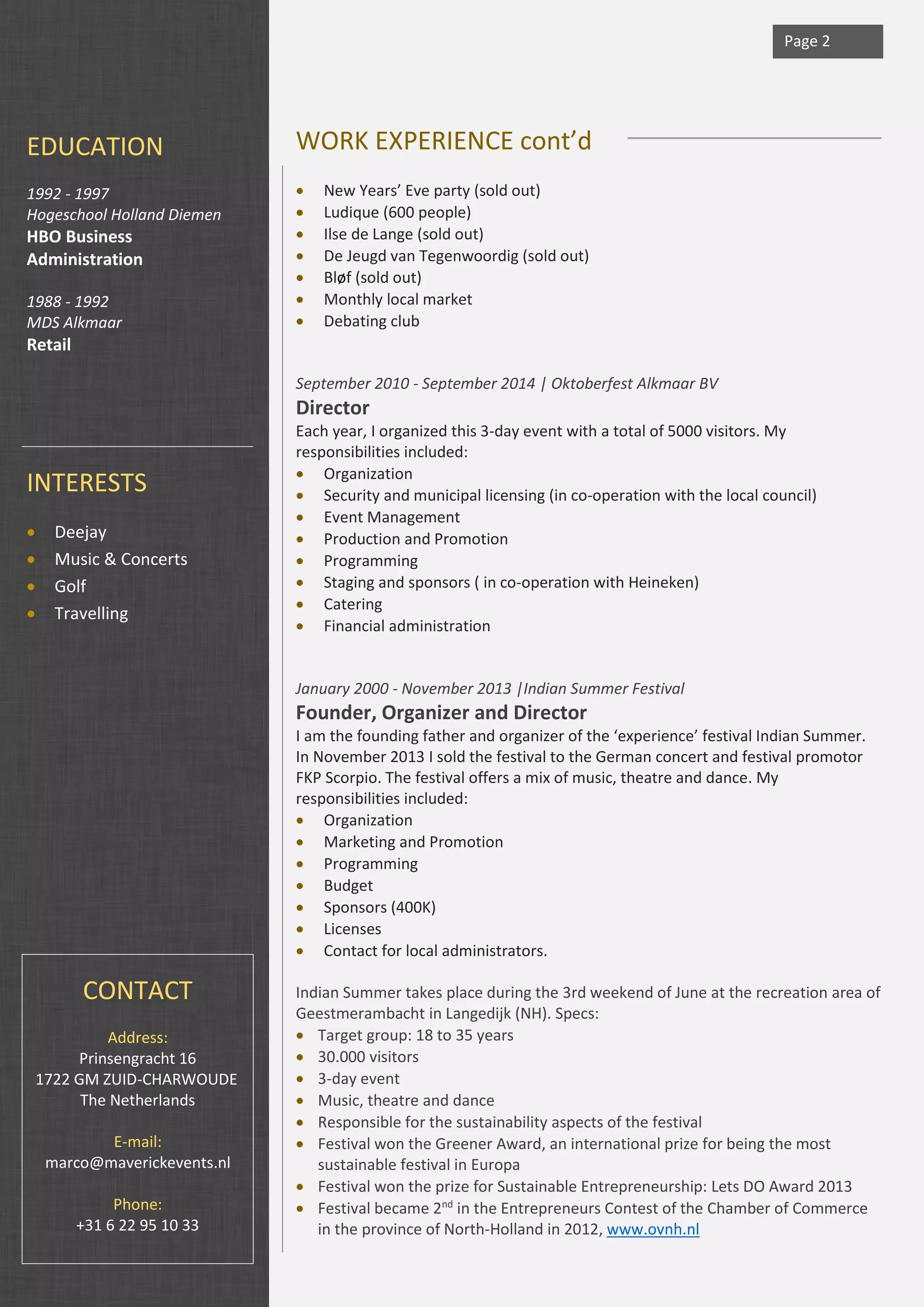 UK Marco Kuiper-Resume | PDF