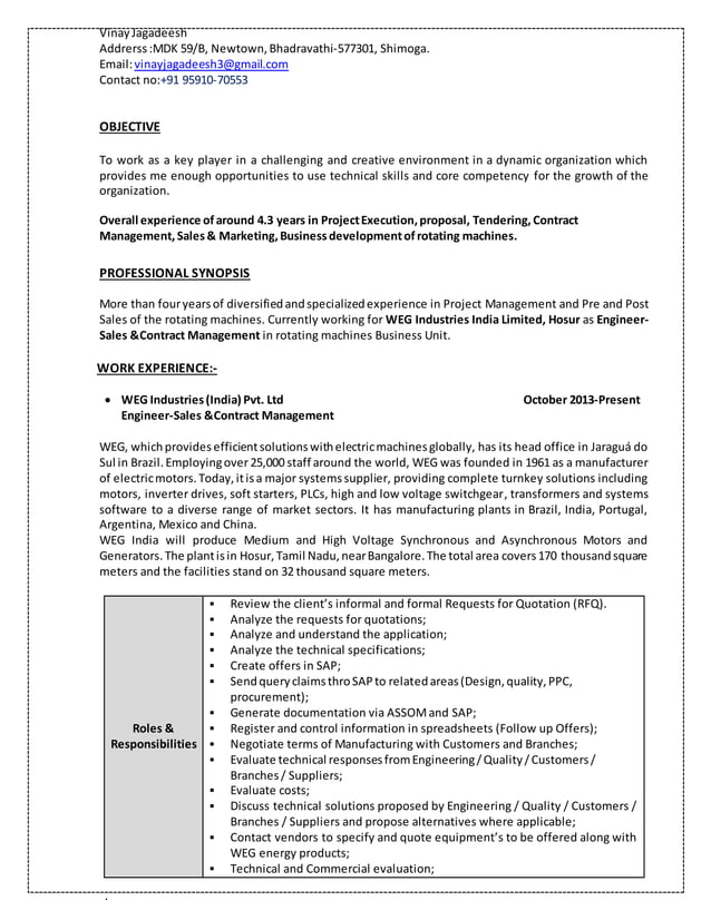 VINAY_JAGADEESH-RESUME | PDF