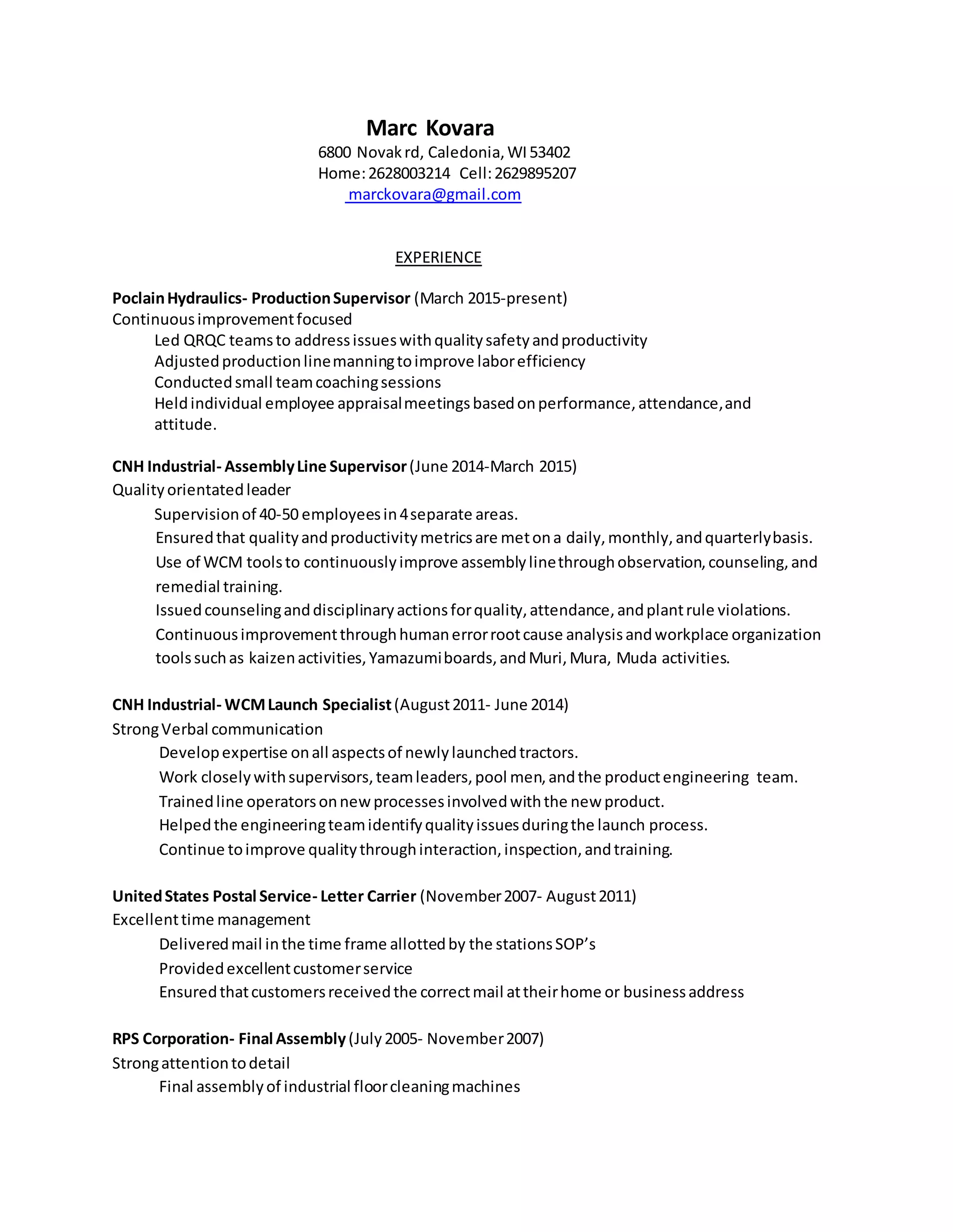 Marc Kovara- resume- 8-11-15 | DOCX