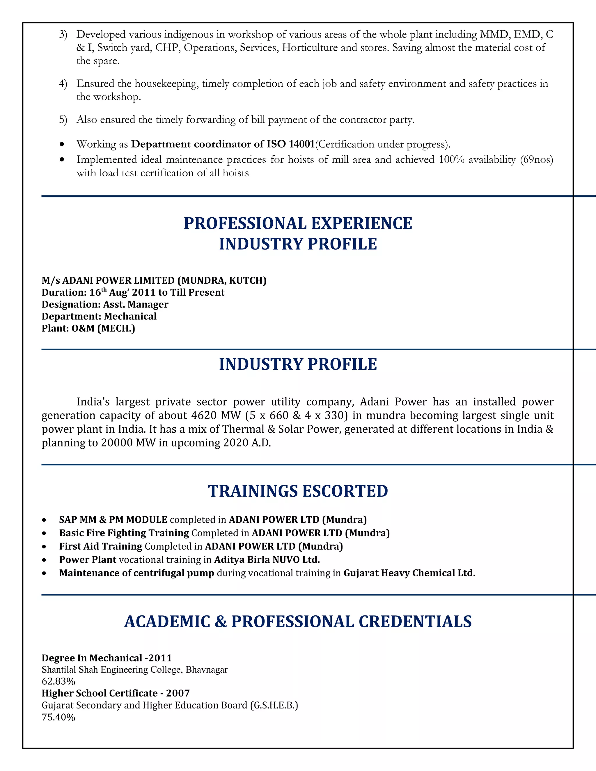 Sonu resume 2015 | DOC