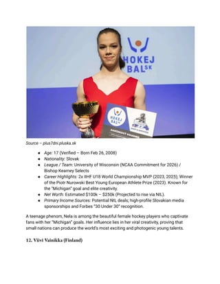 25 Beautiful Female Hockey Players Who Are Dominating the Ice Worldwide.pdf