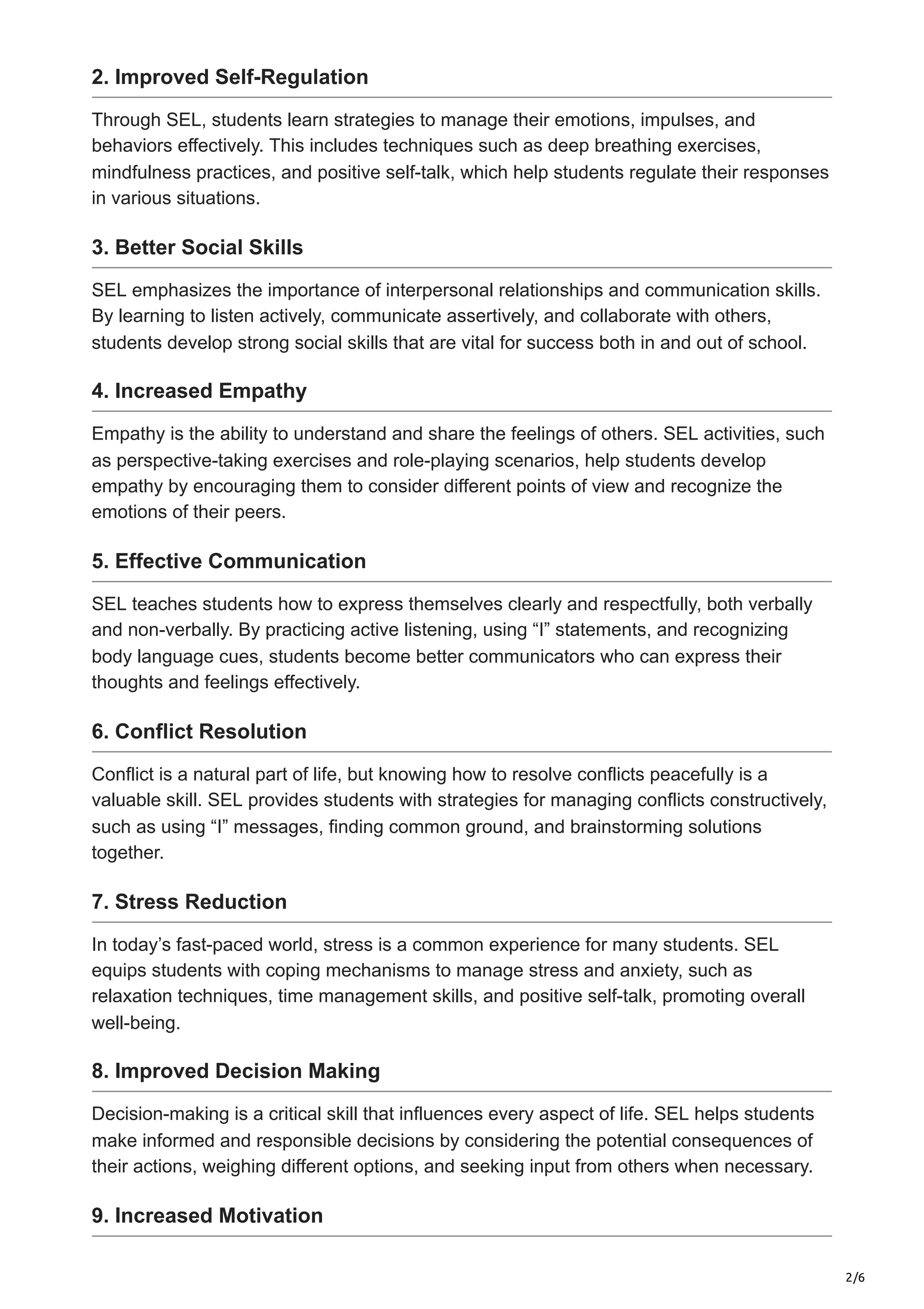 25 Benefits of Integrating Social Emotional Learning SEL in the ...