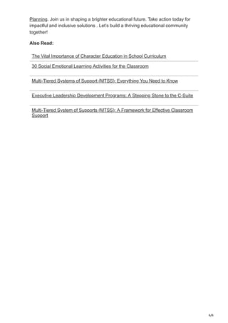 25 Benefits of Integrating Social Emotional Learning SEL in the ...