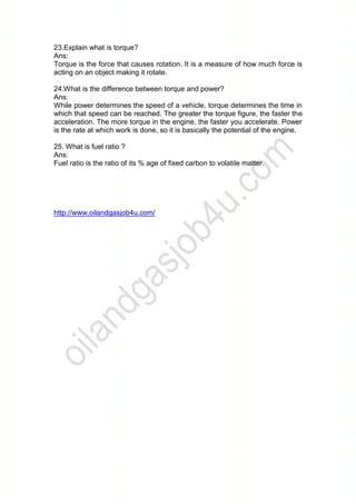 25 best mechanical engineering interview questions and answers pdf free download | PDF