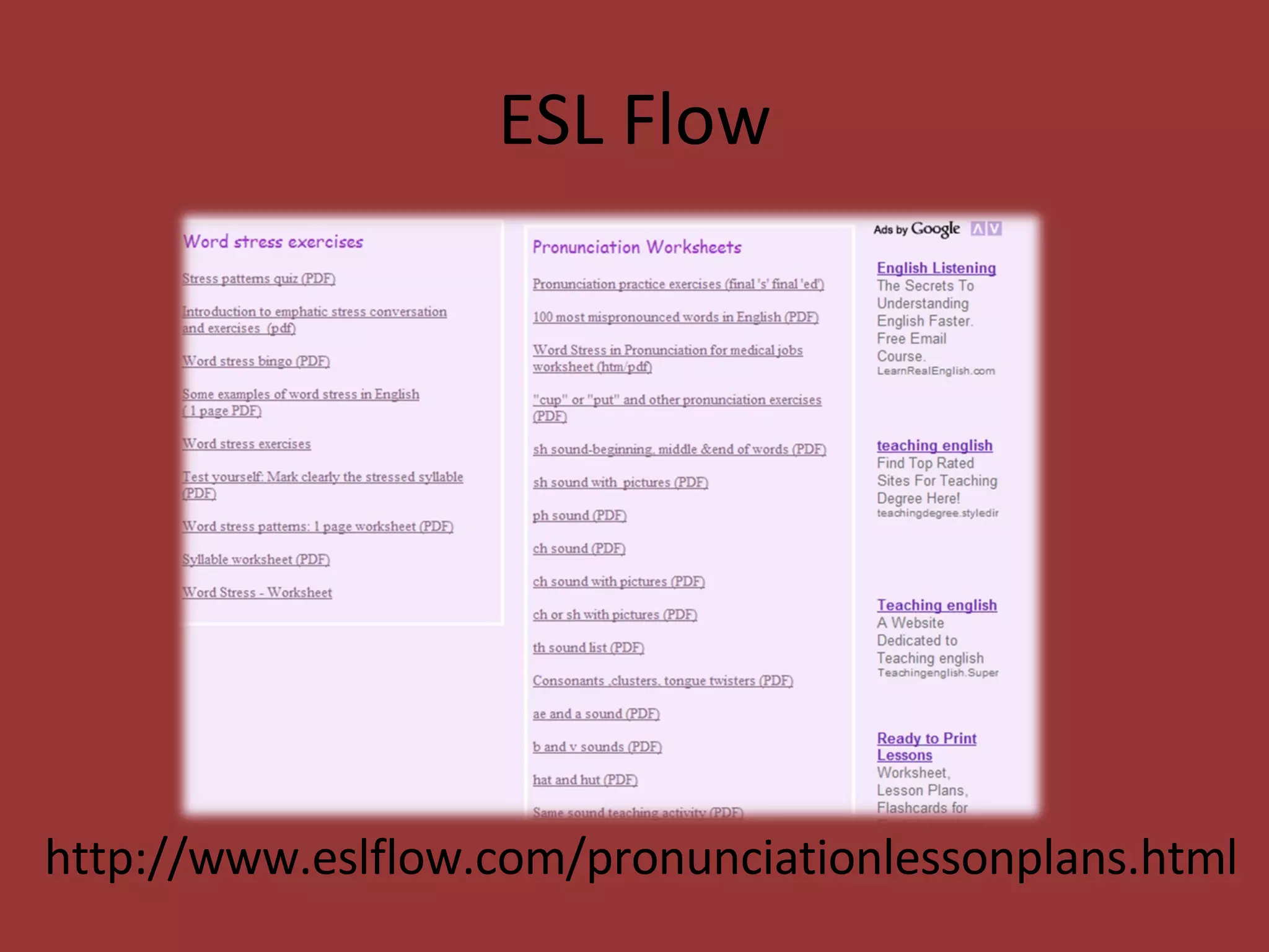 25 Best ESL/EFL Teacher Resources | PPT