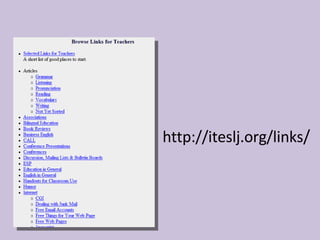 25 Best ESL/EFL Teacher Resources | PPT