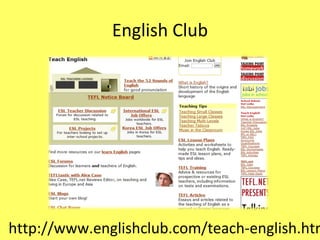25 Best ESL/EFL Teacher Resources | PPT
