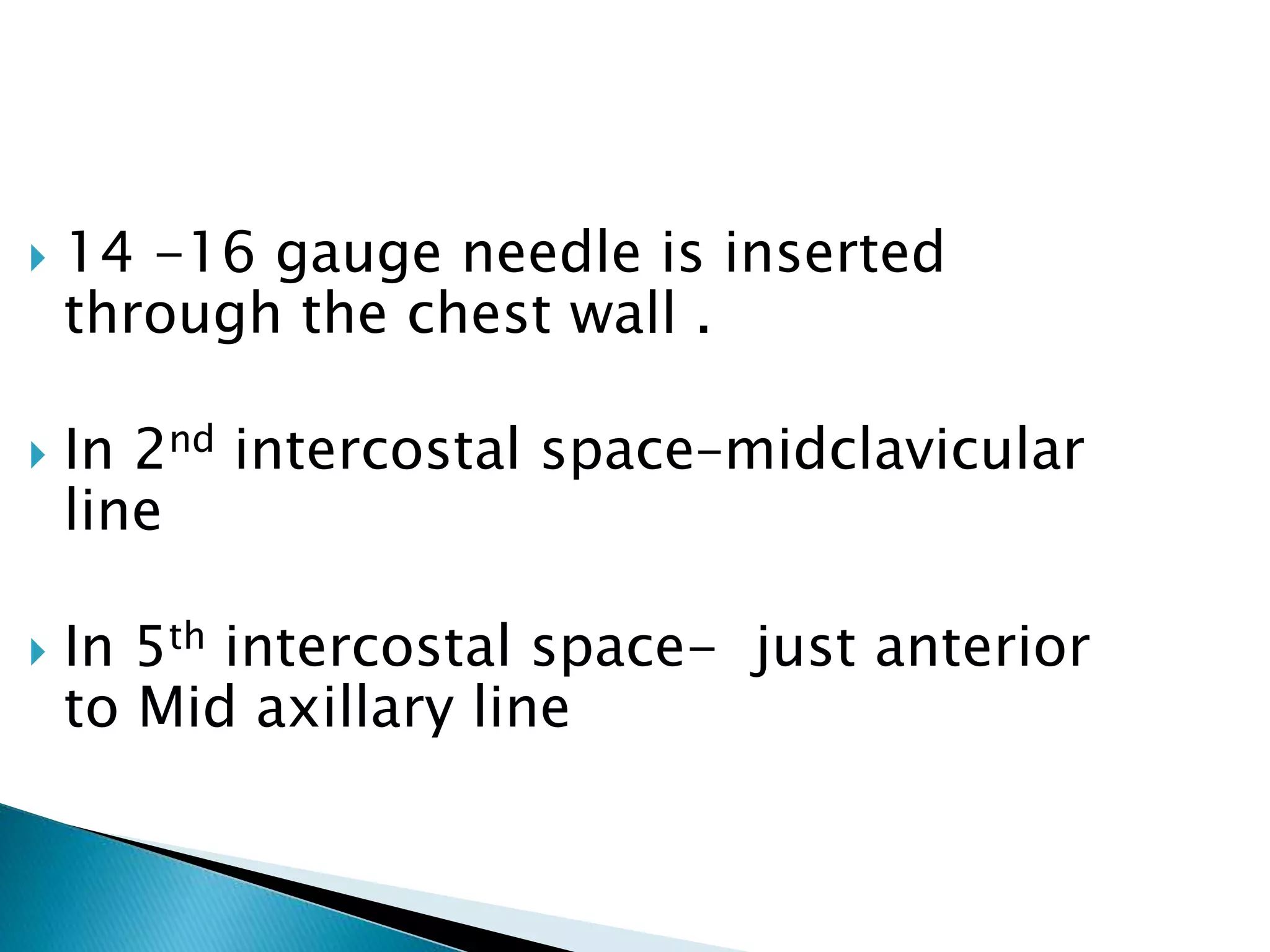 Tension pneumothorax | PPTX