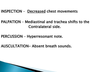 Tension pneumothorax | PPTX