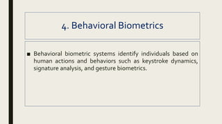 25 Biometrics Terms You Should Know | PPT