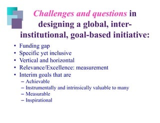 Global goal setting: a pathway to results 2.5 x 2025 | PPT