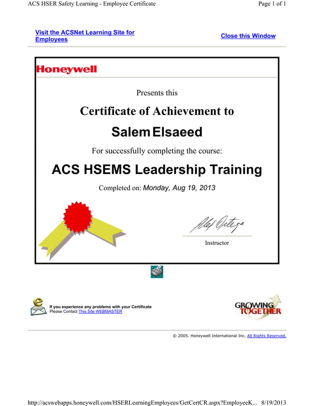 Safety Certificates | PDF