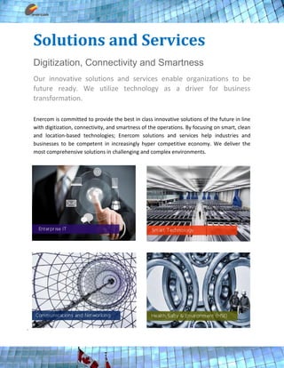 Enercom Corporate Catalog | PDF