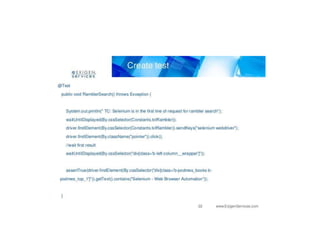 Selenium_webdriver | PPT