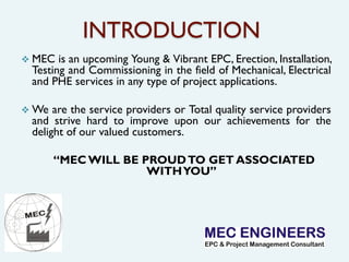 MEC Engineers Company Profiles f | PDF