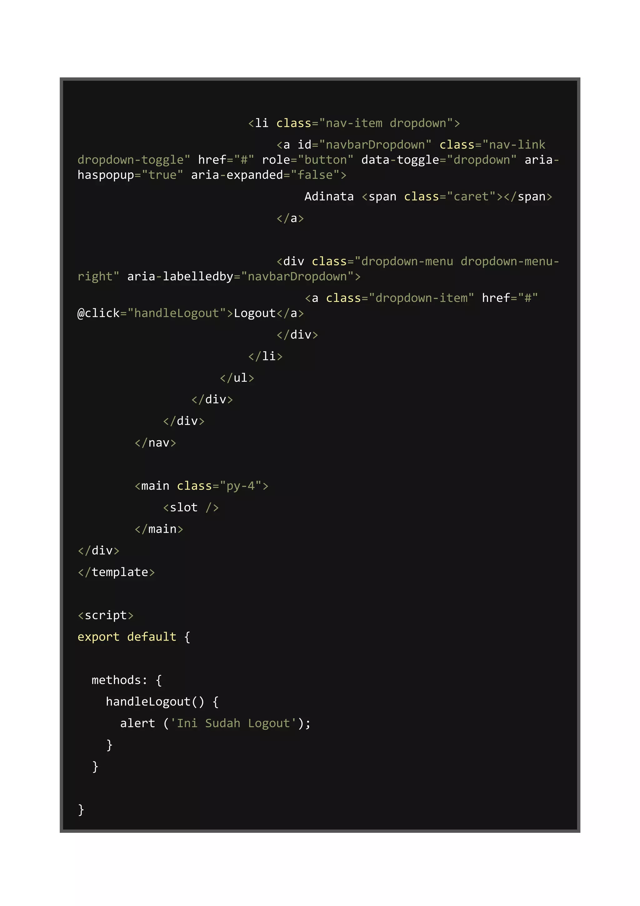 Cara mudah membuat layout,import layout dan render layout pada inertia js | PDF