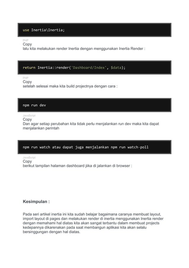 Cara mudah membuat layout,import layout dan render layout pada inertia ...