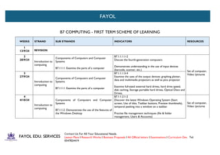 Basic seven scheme of learning relevance | PDF