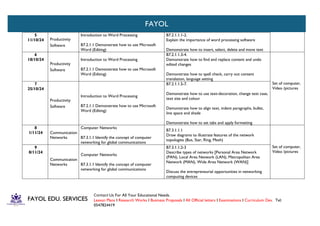 Basic seven scheme of learning relevance | PDF