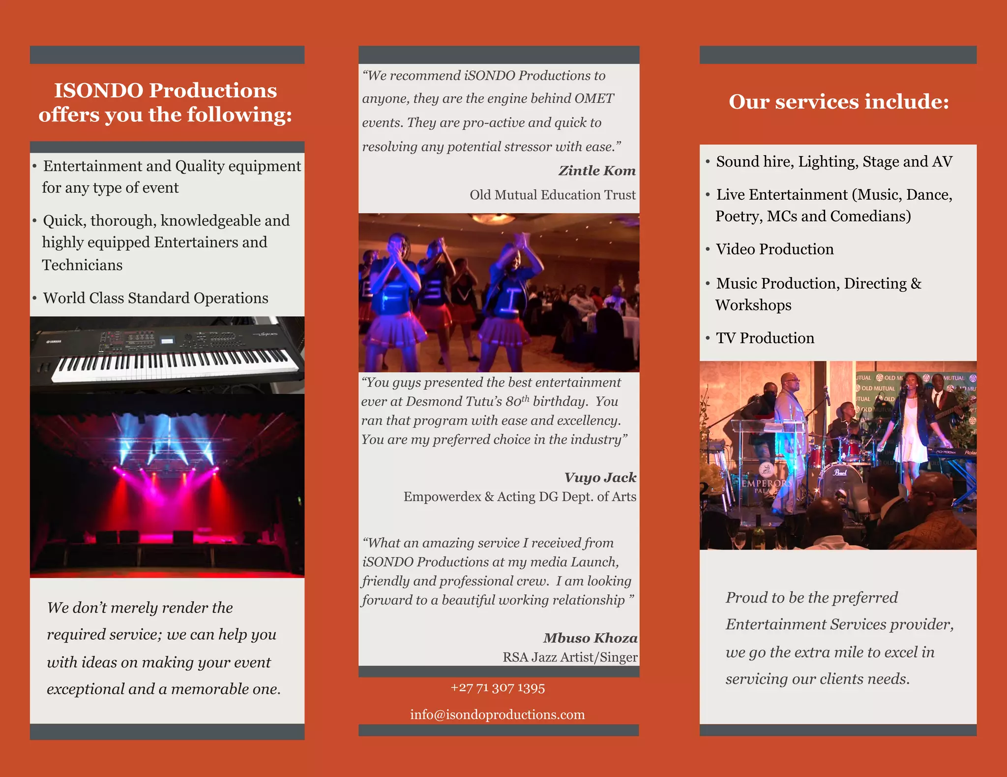 iSONDO PROFILE | PPT