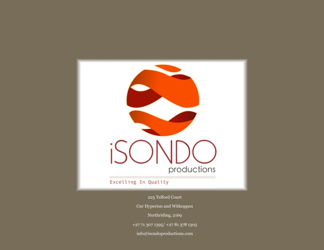 iSONDO PROFILE | PPT