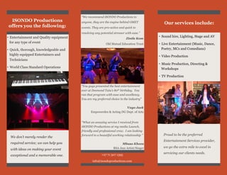 iSONDO PROFILE | PPT