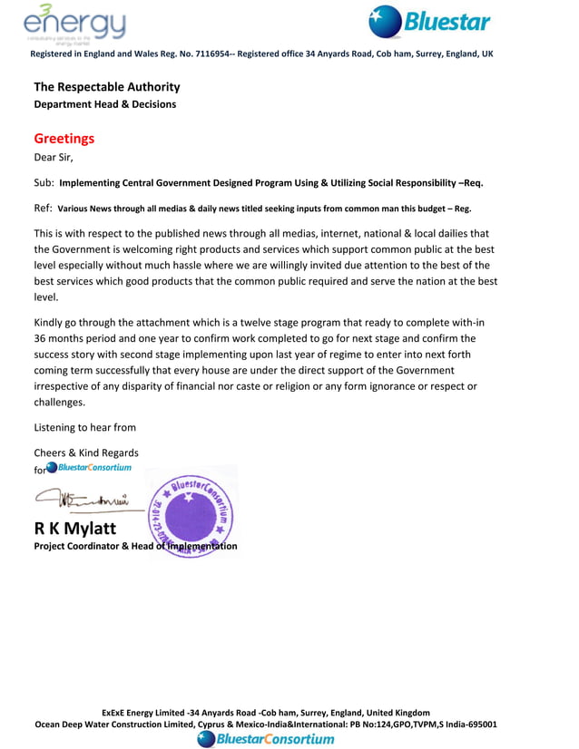 Roof Top Solar Proposal open to all | PDF | Environmental Services ...