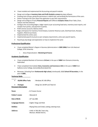 Marketing Interview Resume | PDF